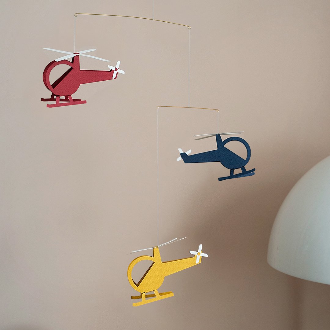 Helicopter Mobile - Children - Livingly Paper Craft and Mobiles