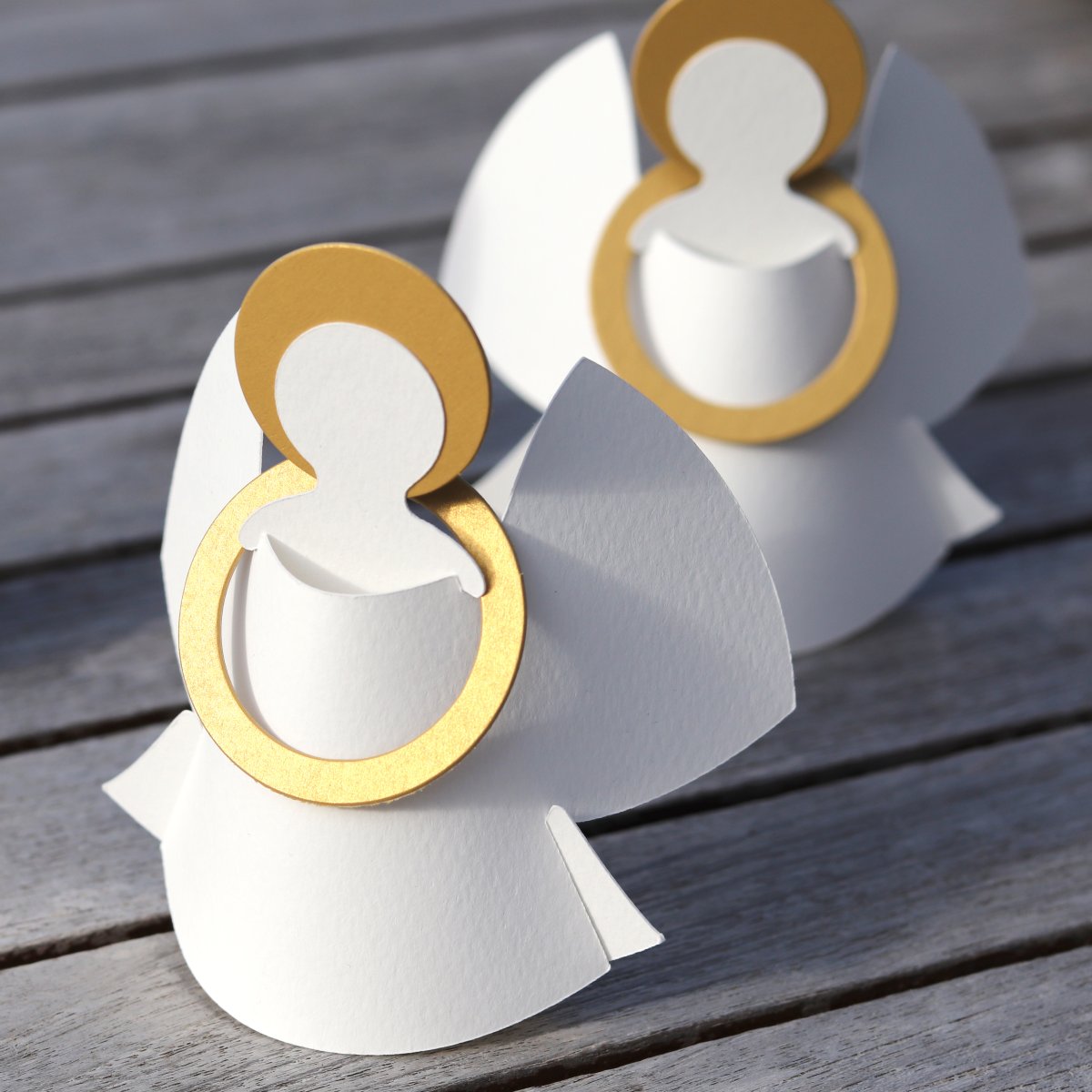 Circle Angels, 2 pcs - Livingly Holiday Paper Art & Mobiles