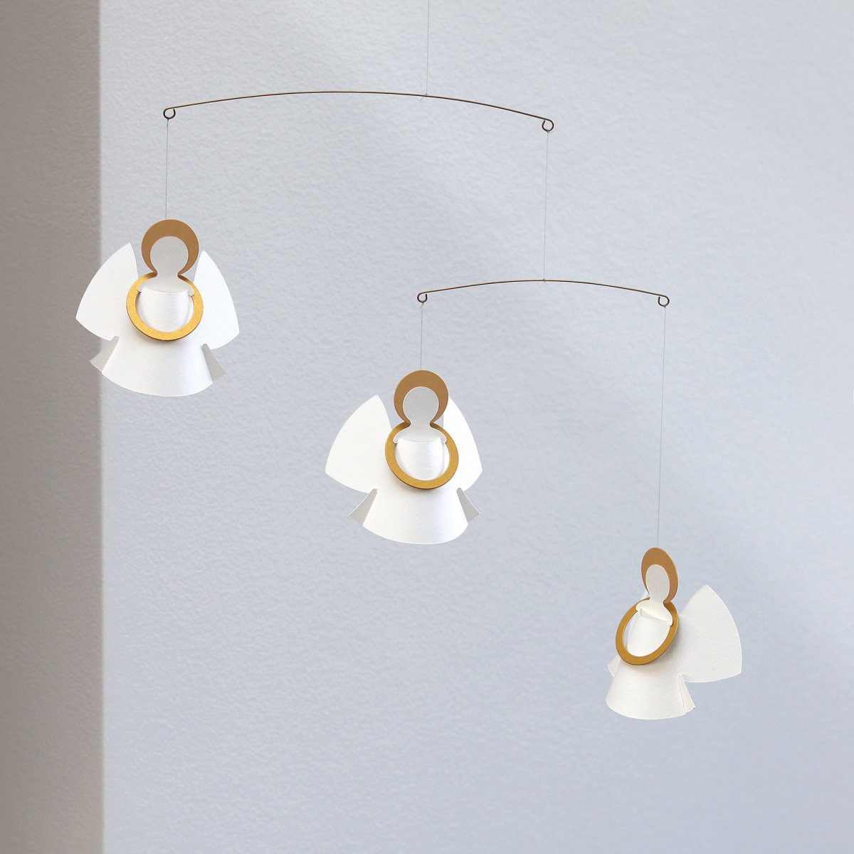 Circle Angel Mobile - Livingly Holiday Hanging Paper Art & Mobiles