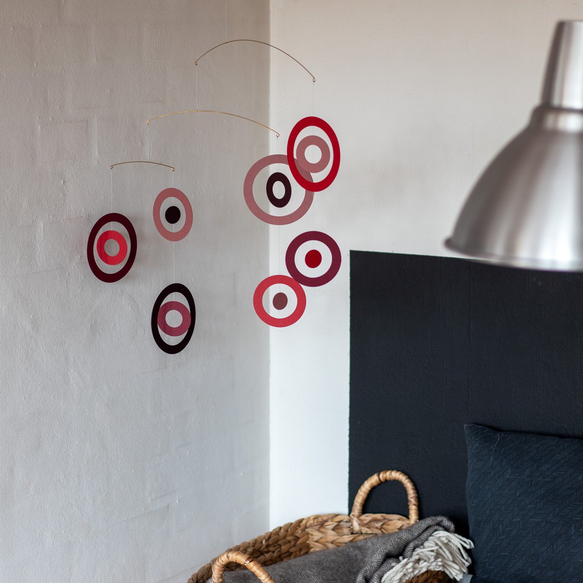 Bubble Mobile, red - Livingly Paper Craft & Mobiles