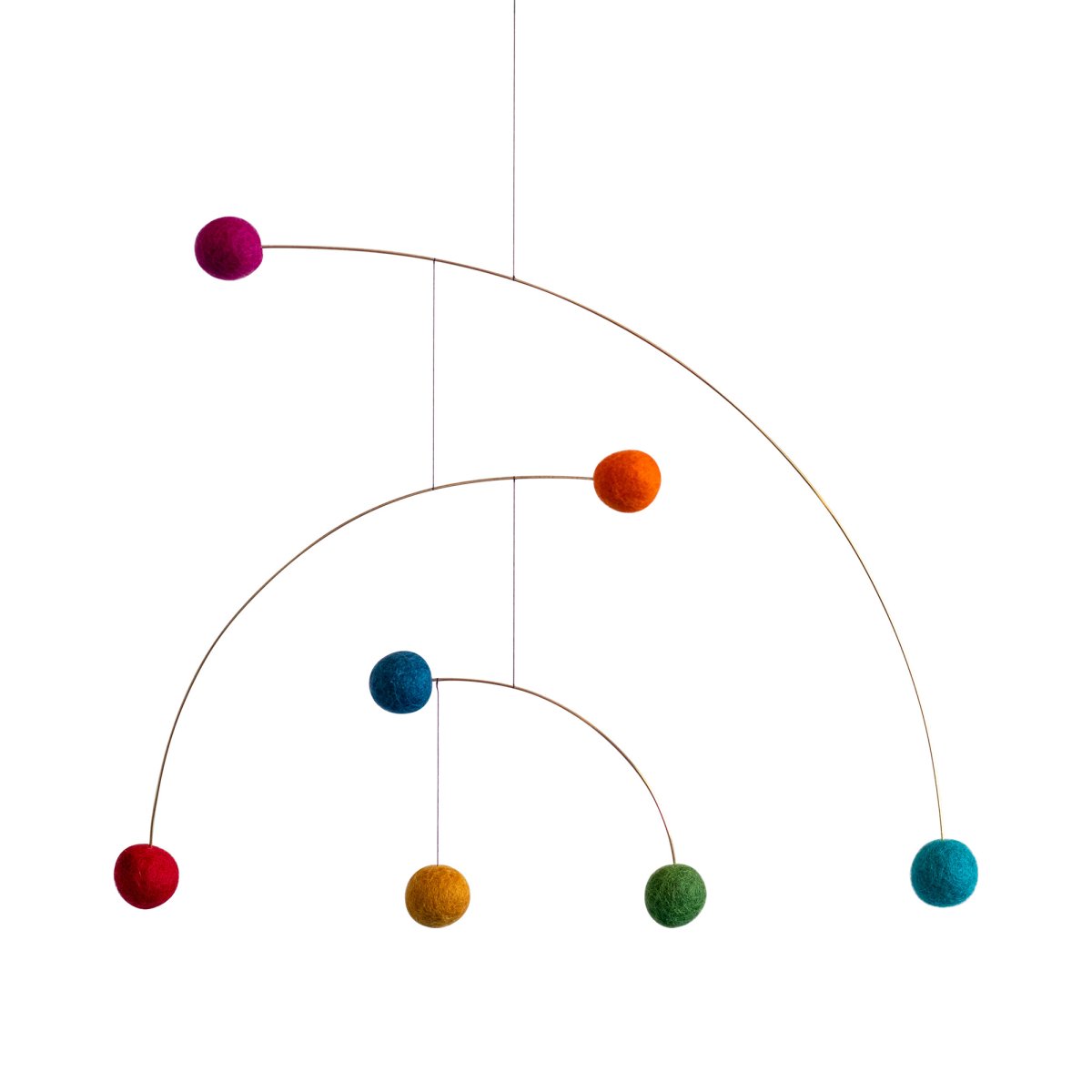 Bounce Mobile, multi colour - Mobiles - Livingly Paper Craft and Mobiles