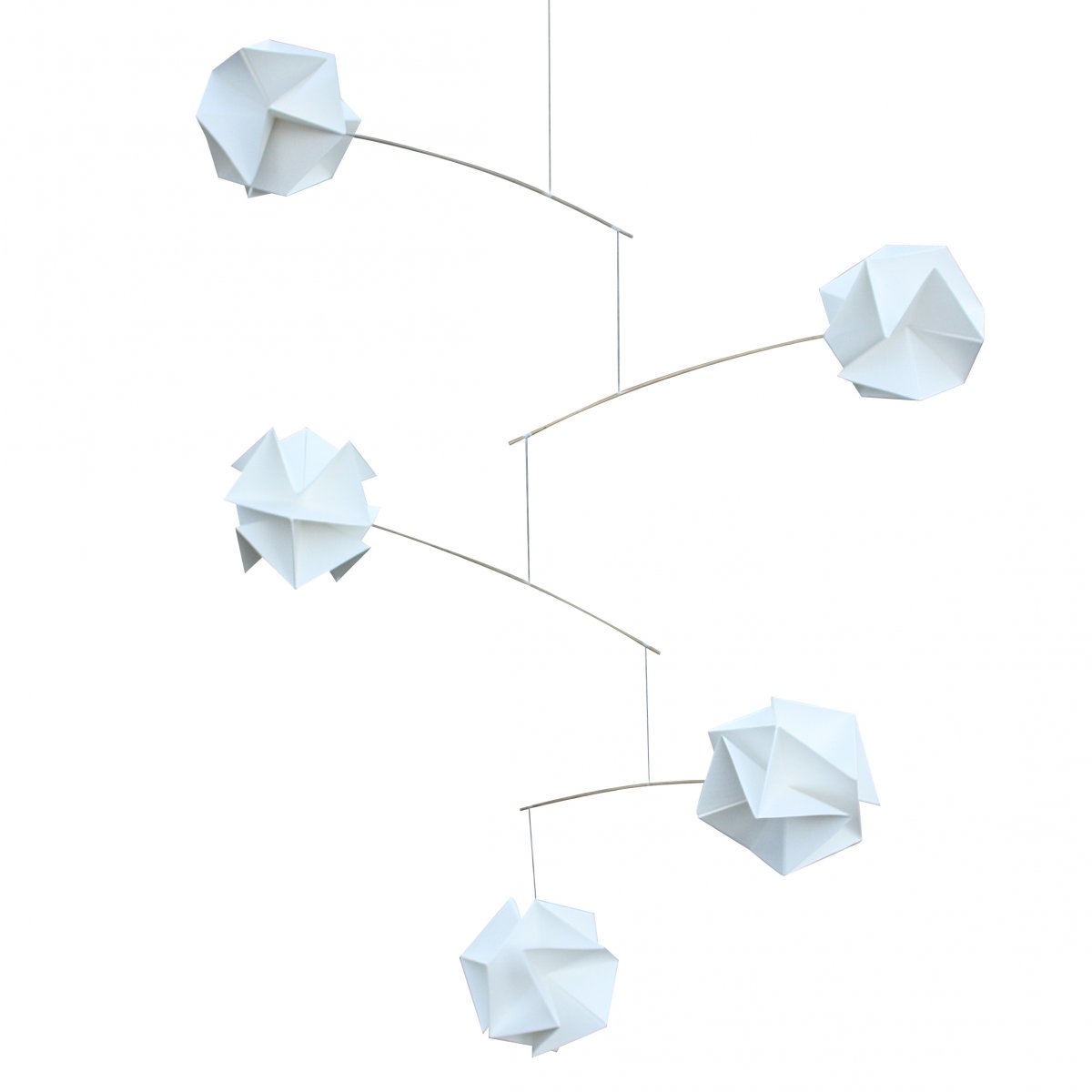 Molecule Mobile, mini, white - Design Mobiles - Livingly Paper Craft ...