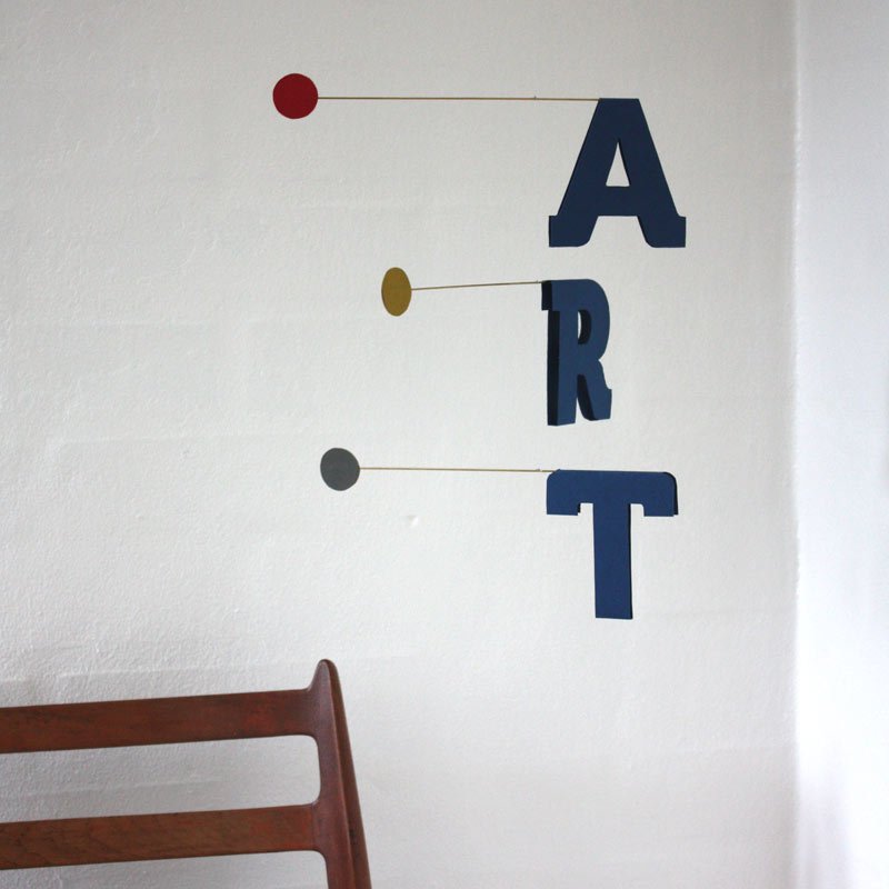 ART Letter Mobile - Mobiles - Livingly Paper Craft and Mobiles